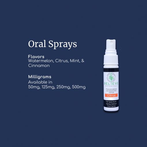 Believebotanicals.com: Oral Spray - Multiple Flavors & Strengths